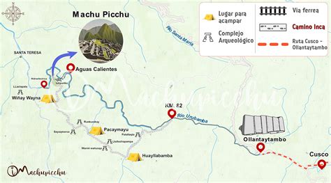 Mapas de Machu Picchu ubicación rutas y más