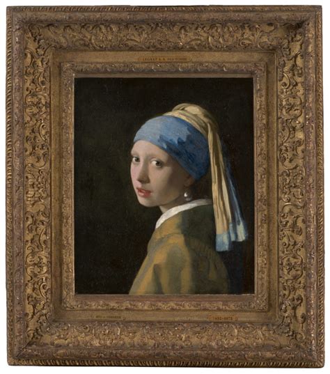 Quadro JAN VERMEER Ragazza Con Orecchino Di Perla RIPRODUZIONE STAMPA