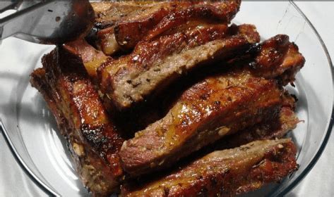 Costelinha de porco assada Receita prática e saborosa
