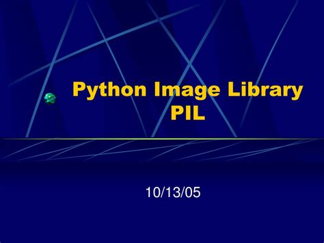ppt python image library pil powerpoint presentation free download id 5759465