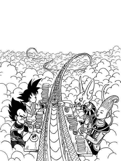 Son Goku Vegeta Beerus And Whis Dragon Ball And More Drawn By