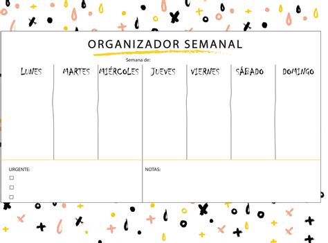 Organizadores Semanales FACTORIA DE PAPEL ARG