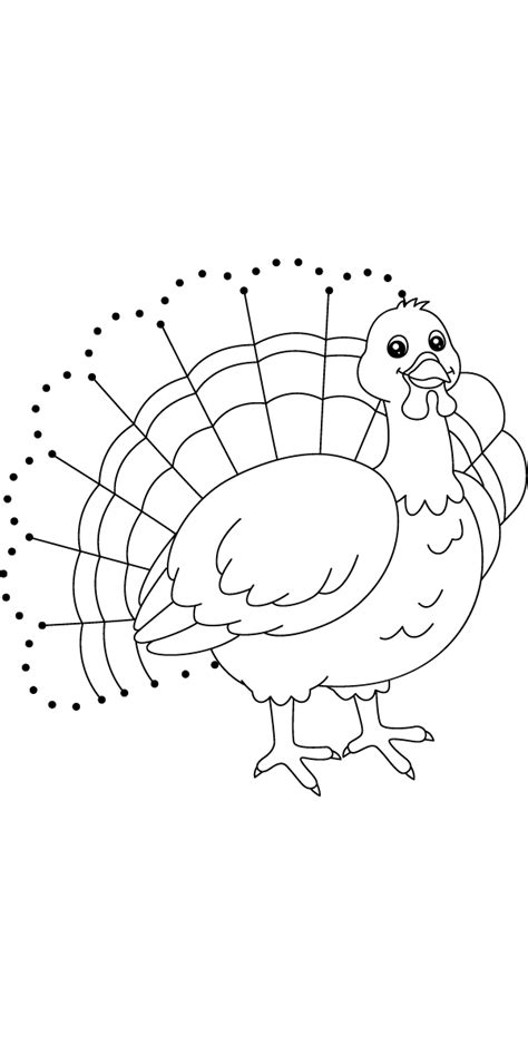 Thanksgiving Turkey Clip Art Färbung Seite Kostenlose druckbare