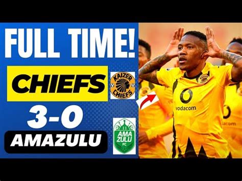 Kaizer Chiefs Vs Amazulu Highlights Today Pule Mmodi Goals Sabc Dstv
