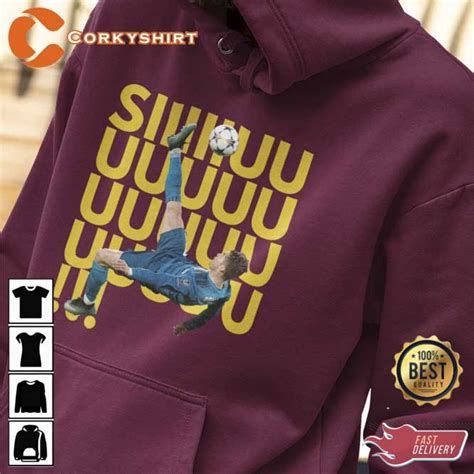 Cristiano Ronaldo Siuuu T Shirt Check More At Https Corkyshirt