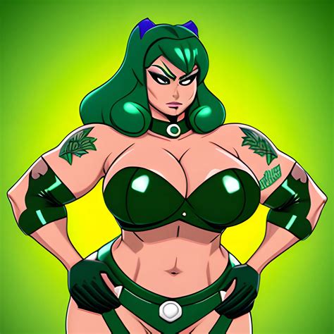 Madure Woman Badass Full Body Color Green C Laboratz Big Body