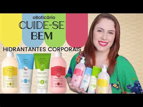 HIDRATANTE BANANA FRAMBOESA MAÇÃ VERDE CUIDE SE BEM FEIRA O BOTICÁRIO E