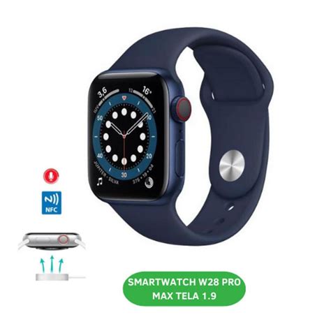 Relógio Smartwatch iwo W28 Pro Série 8 Watch 8 Tela 1 9 Lançamento