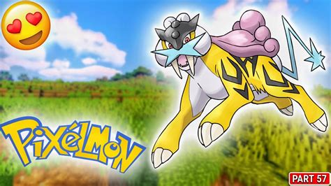 Boss Fight And Catching Raikou Pokemon The End Pixelmon