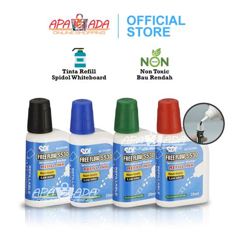 Jual Apazada Refill Isi Tinta Spidol Whiteboard Refill Spidol Papan