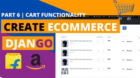 Cart Functionality Django Ecommerce Advance Django Ecommerce Youtube