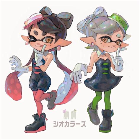 Safebooru 2girls Q Bare Shoulders Black Dress Black Footwear Black Hair Bow Shaped Hair