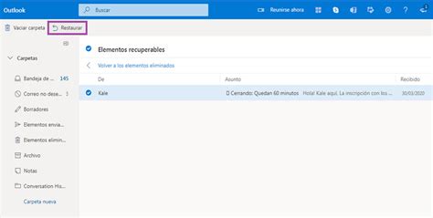 Cómo recuperar los correos electrónicos de Outlook que borré por error