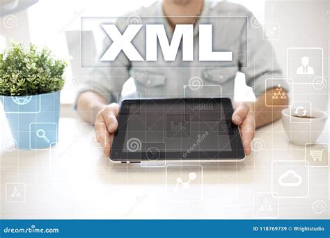 xml web development internet and technology concept stock image image of honeycomb button
