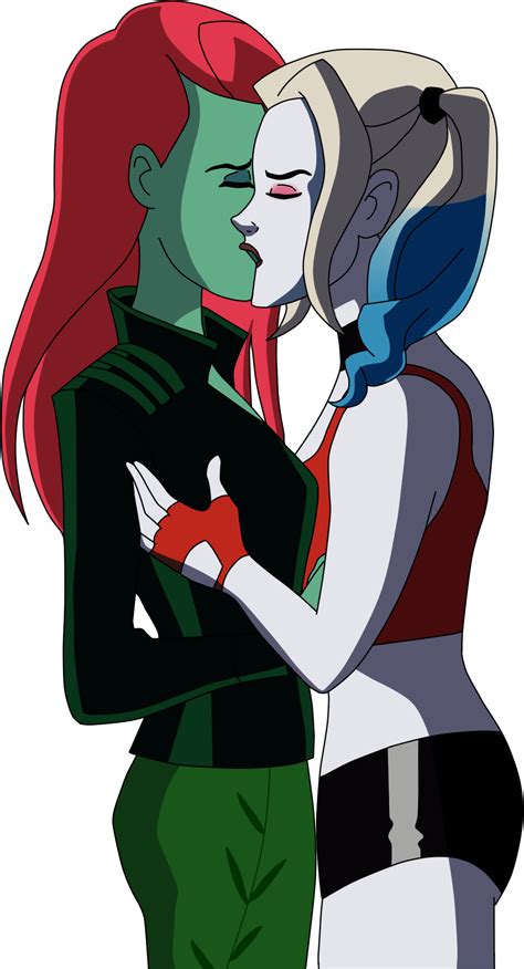 Poison Ivy And Harley Quinn Kissing