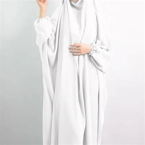 Eid Hooded Muslim Women Hijab Dress Prayer Garment Jilbab Abaya Long