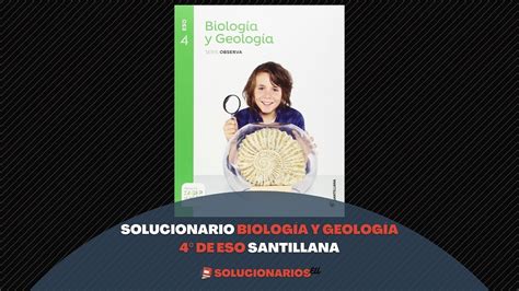 Descargar Solucionario Biolog A Y Geolog A Eso Santillanaen Pdf