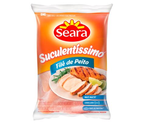 Filé de Peito Suculentíssimo Seara IQF 1kg Minha Receita
