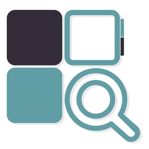 Premium Vector Magnifying Glass Icons Vector