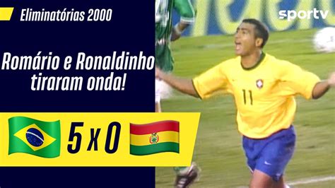 BRASIL X BOLÍVIA MELHORES MOMENTOS ELIMINATÓRIAS 2000 JOGOS