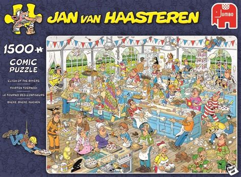 Jumbo Jan Van Haasteren Legpuzzel Taarten Toernooi 1500 Stukjes