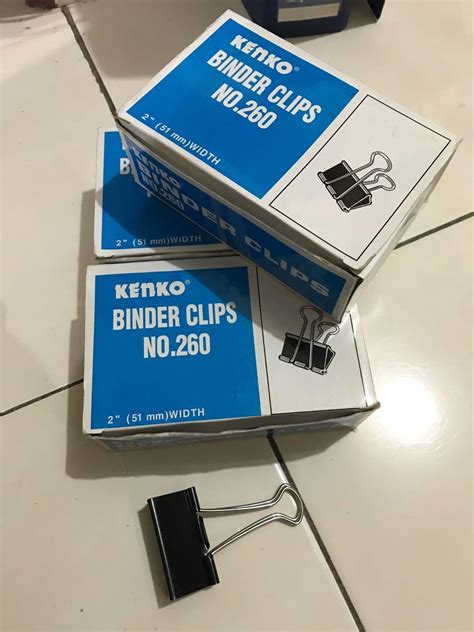 Binder Clips KENKO No 260 New Buku Alat Tulis Alat Tulis Di Carousell