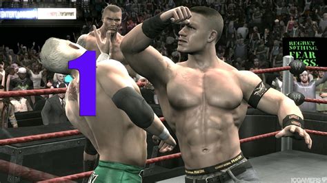 WWE Smackdown Vs Raw 2009 JOHN CENA PART 1 ROAD TO WRESTLEMANIA YouTube
