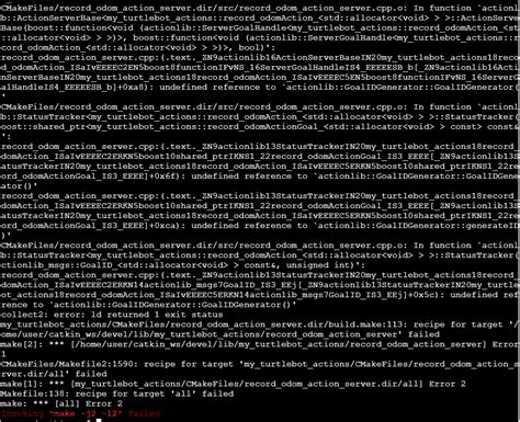 Final Project Error Action Server Ros Basics In Days C The