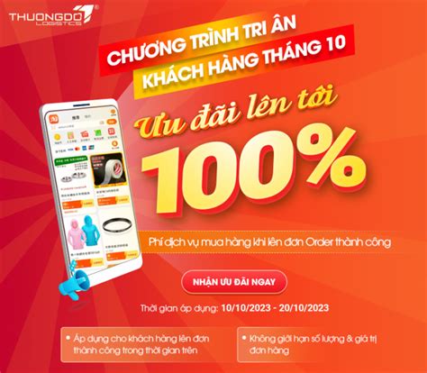 Chương trình tri ân khách hàng Thương Đô tháng 10 2023