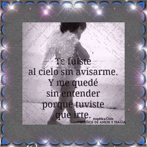 Total Imagen Frases Te Fuiste Al Cielo Y Nos Dejaste Abzlocal Mx