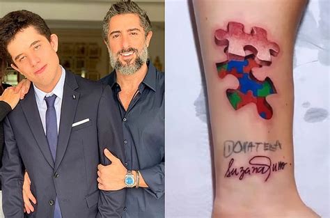 Marcos Mion Faz Tatuagem Em Homenagem Ao Filho Autista Ao Mundo Que