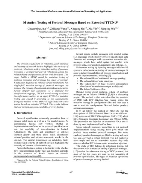 pdf mutation testing of protocol messages based on extended ttcn 3 kalimomela momela