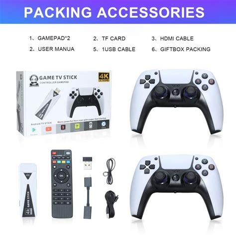 Jeux U10 64G 10K OWLLON Console de jeu vidéo U10 plus de 10000 jeux