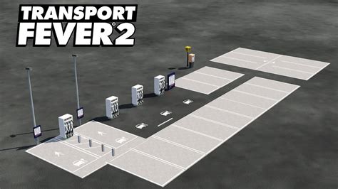 Transport Fever 2 Modvorstellung Parkplätze Assets YouTube