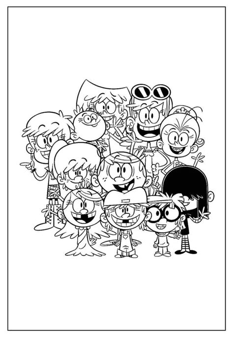 Desenhos De The Loud House Para Colorir E Pintar Tudo Para Colorir