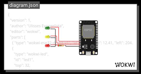 Semaforo Ino Wokwi ESP32 STM32 Arduino Simulator