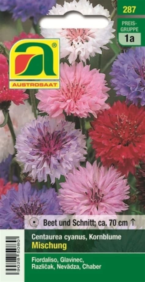 AUSTROSAAT Centaurea Kornblumen Mischung 1 Packung Bloomling Österreich