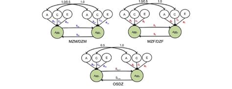 path diagram of common effects sex limitation model with unique c and download scientific