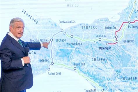Tren Interoceánico del Istmo de Tehuantepec ruta completa estaciones