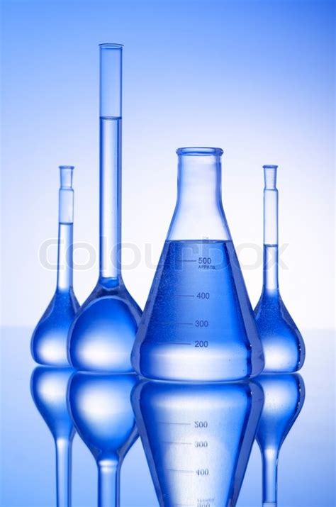 Chemical Glass Tubing In Lab Stock Image Colourbox