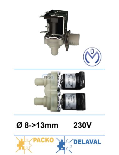 Electrovanne d arrivée d eau double coudée Müller 230V DN8 13