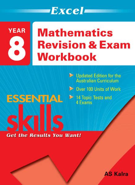 nextra riverton excel essential skills mathematics revision and exam workbook 1 year 8