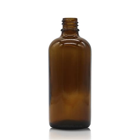 100ml Amber Glass Dropper Bottle No Lid 18mm Neck Some Bottle