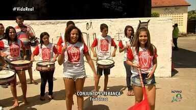 CETV 1ª Edição Fortaleza Vida Real visita o Conjunto Esperança em