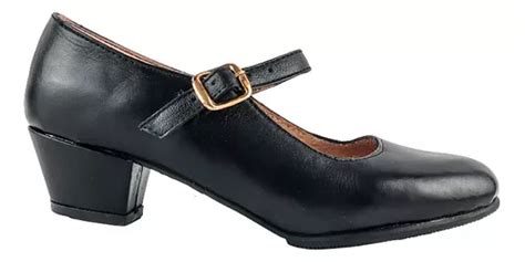 Zapato Danza Baile Folklorico Regional Mujer Tachuelado Env O Gratis