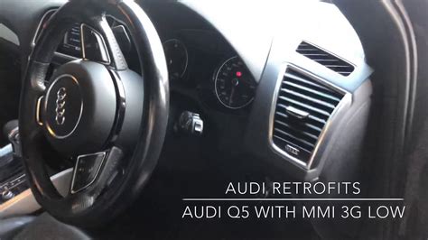 Audi Q Mmi Upgrade G Low Basic To Mmi G Youtube