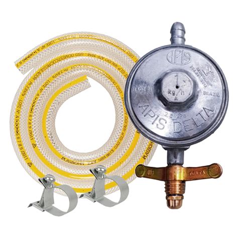 Kit Registro De Gas Mangueira E Abra Adeiras Completo Madeiramadeira