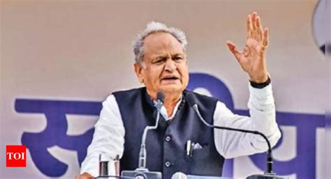 Ashok Gehlot Pledges To Make Rajasthan No State By Releases