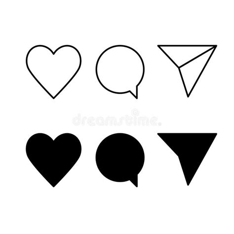 Contorno Principal O Conjunto De Iconos Lineales Vector Ilustración