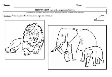Fiche pÃdagogique maternelle zoo